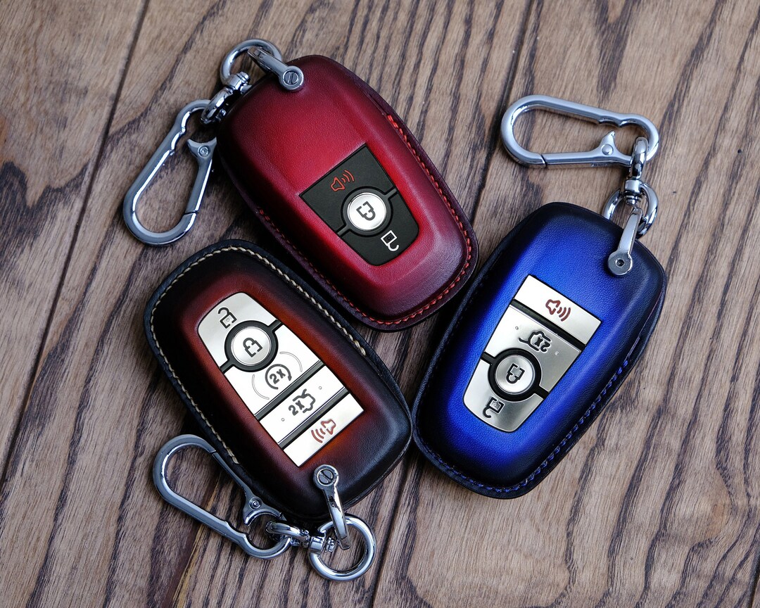 2022 23 Bronco Key Fob Cover Case, Leather Protector Case Fob Key Fob ...