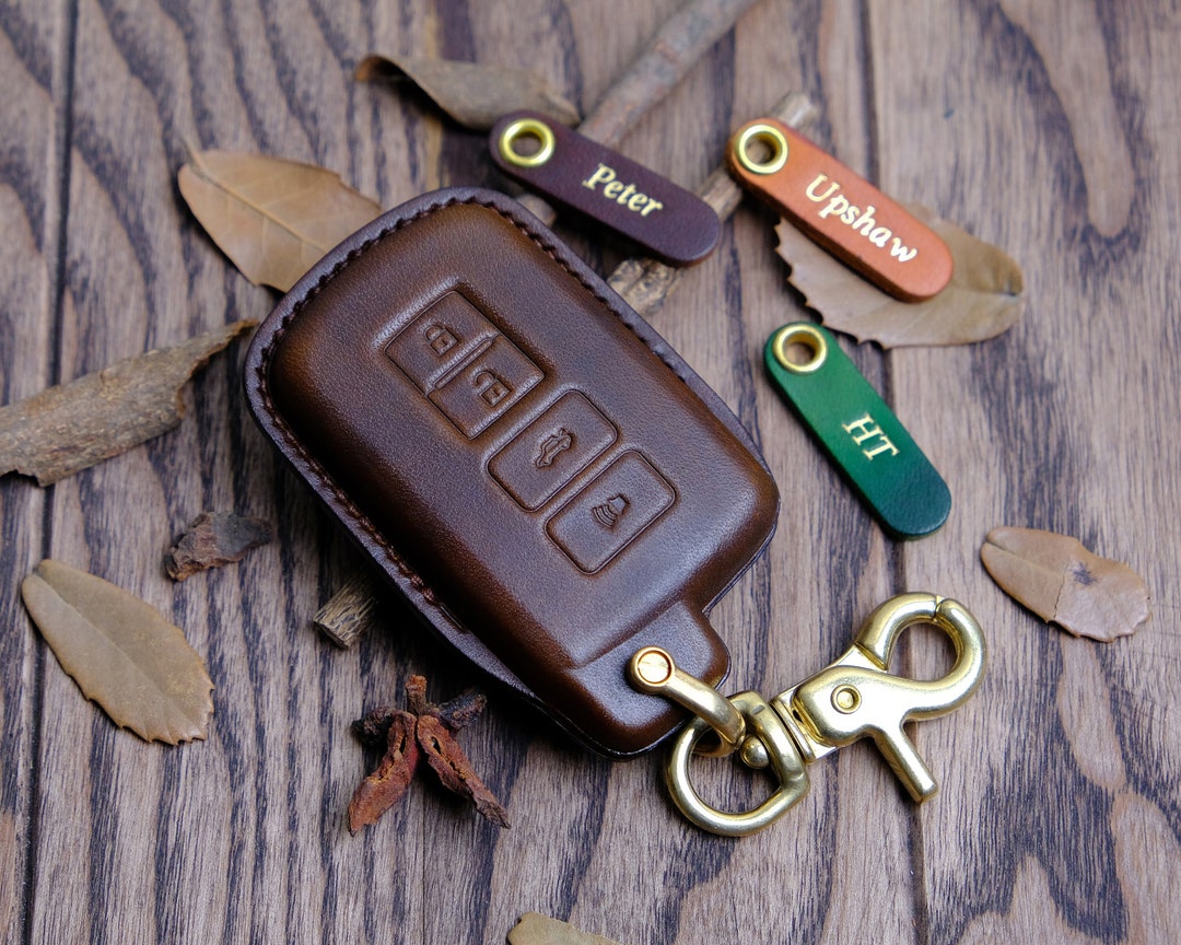 Toyota Camry Key Fob Cover, Leather Key Case for Toyota Camry Avalon ...