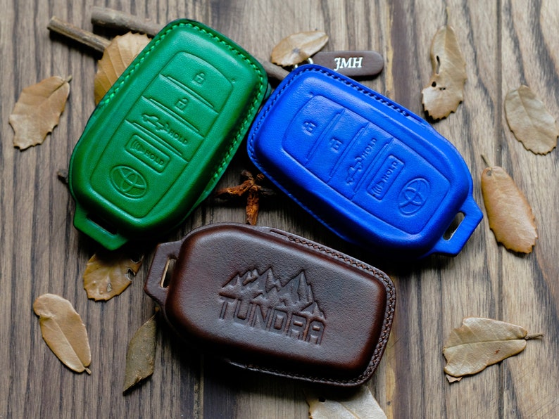 2022 2023 Toyota Tundra TRD Pro Key Fob Cover Leather - Etsy
