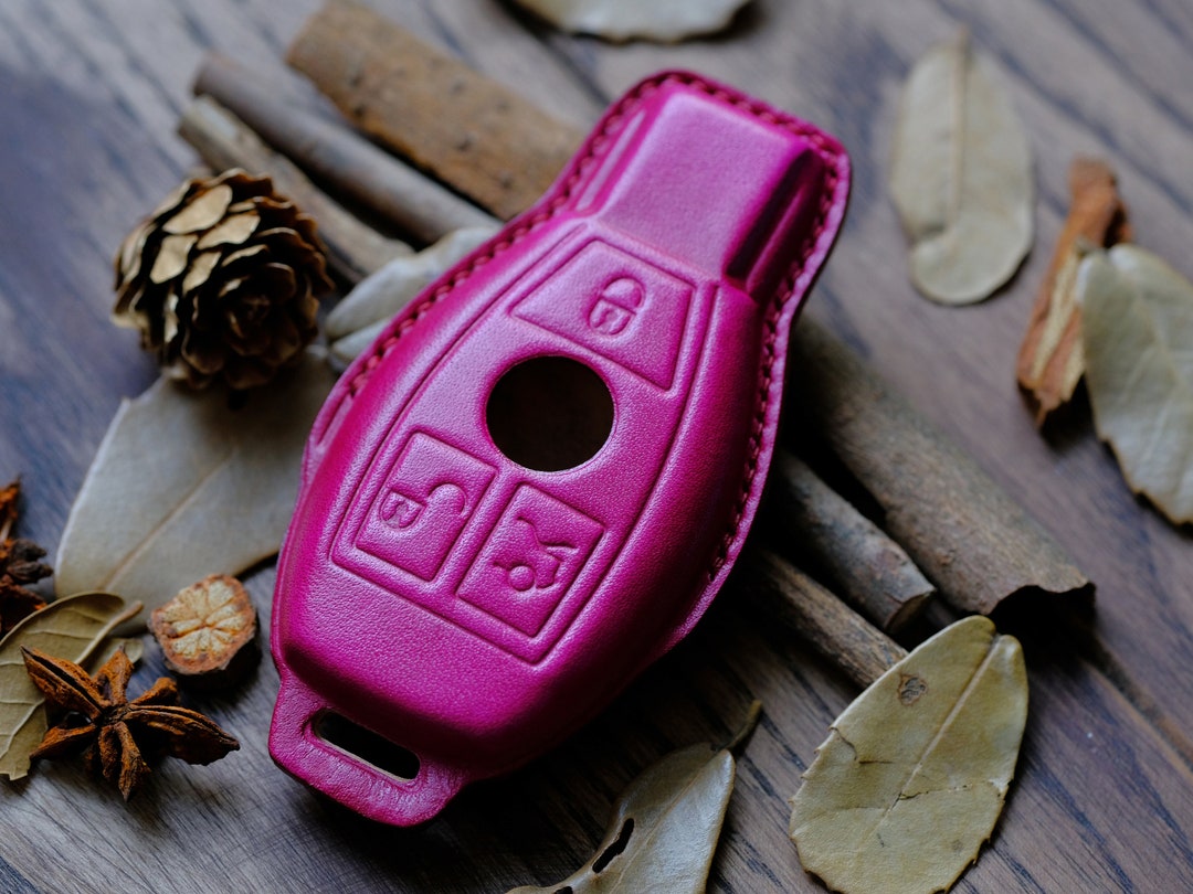 Personalized Key Case for Mercedes, Mercedes Key Fob Cover, Mercedes ...
