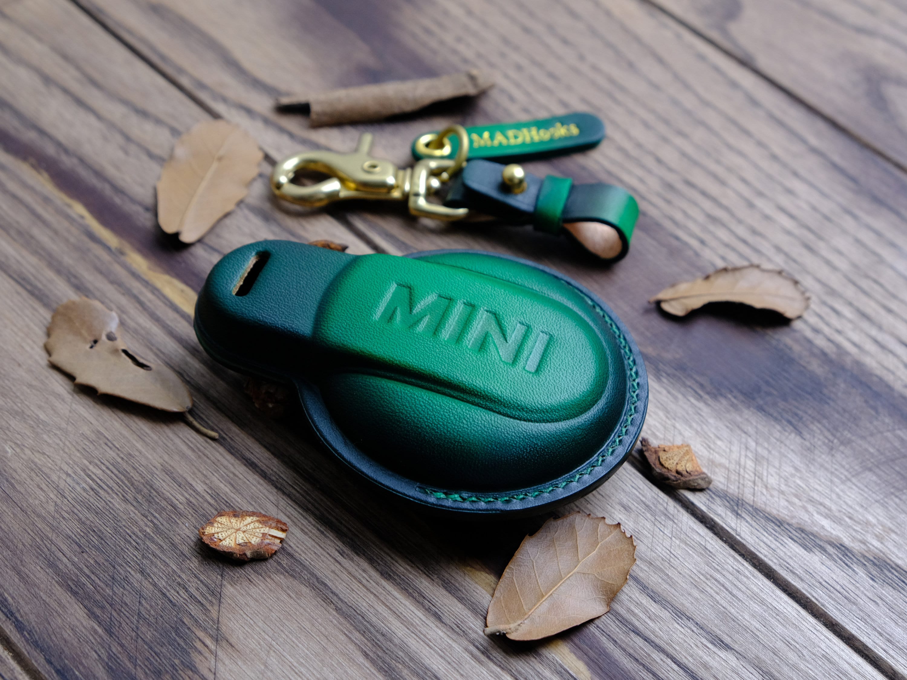 2023 2024 Mini Cooper S JCW Key Fob Cover, Leather Key Case for Keyless ...