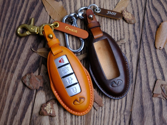 Infiniti Q60 Key Fob Cover Leather Car Key Case Fit for Infiniti QX50 QX55 QX60 QX80 Q50 Q60 Q70 Personaized Infiniti Keychain Holder Etsy