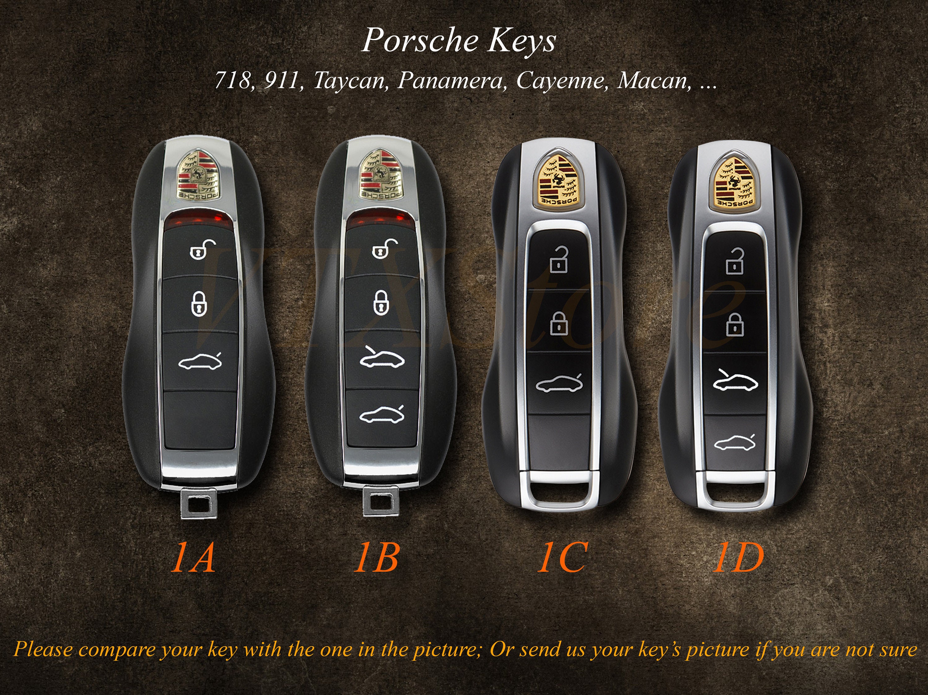Porsche Car Keys