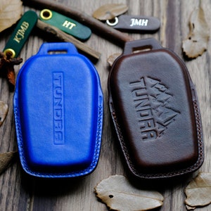2022 2023 Toyota Tundra TRD Pro Key Fob Cover, Leather Protector Case ...