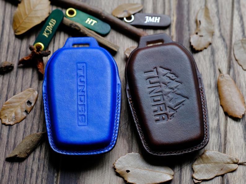 2022 2023 Toyota Tundra TRD Pro Key Fob Cover, Leather Protector Case ...