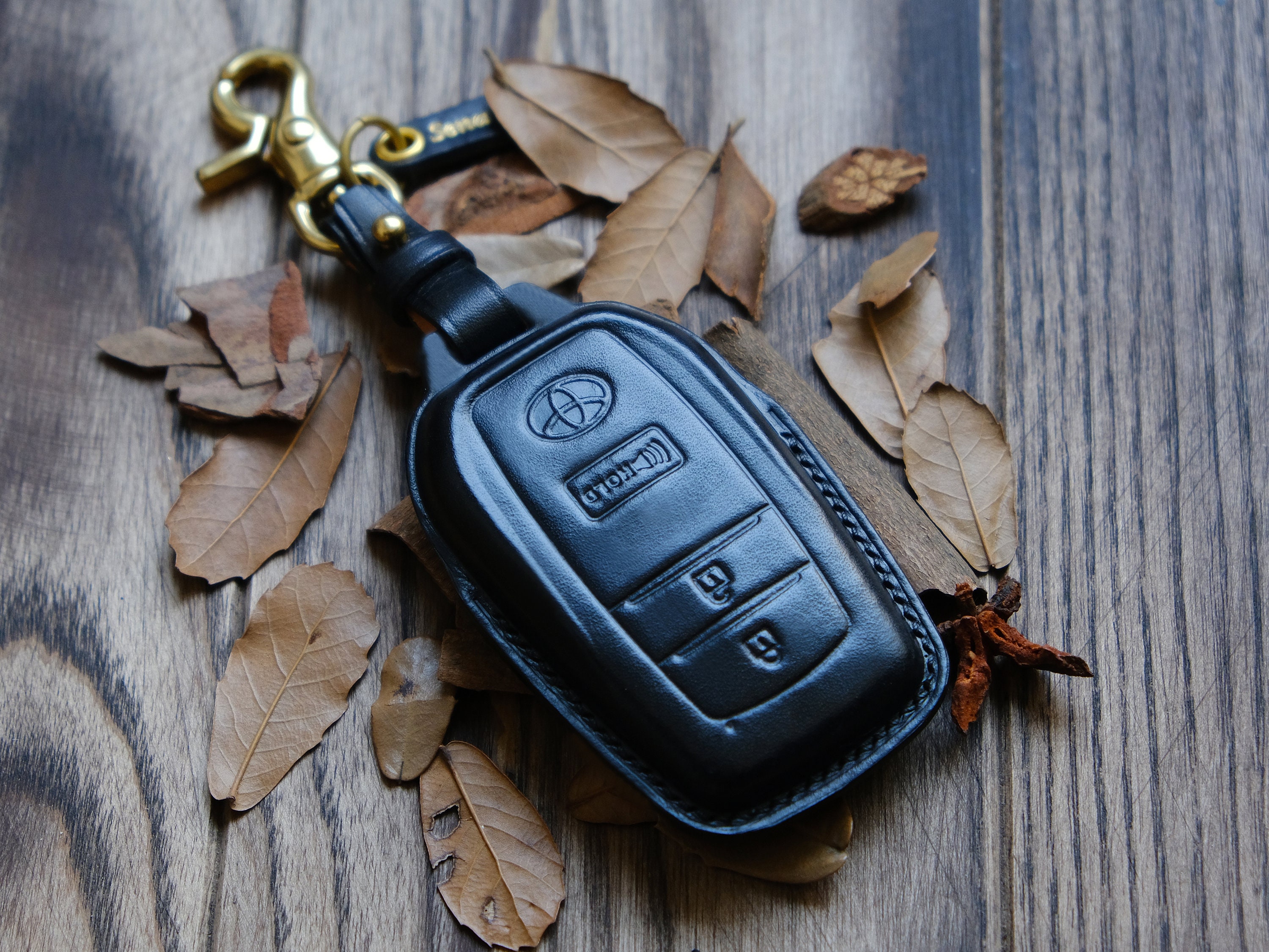 Toyota Corolla Cross 2022 2023 Leather Key Fob Cover, Toyota Cross Key ...