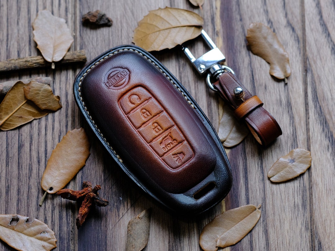 2022 2023 Nissan New Key Fob Cover, Leather Protector Case for Keyless ...