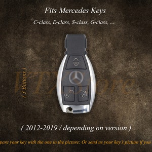 Mercedes GLA Key Fob Cover, Leather Key Case for S-class E-class G ...