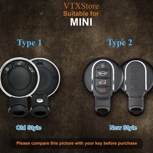 MINI Key Fob Cover, Leather Key Case for Mini Countryman| Clubman ...