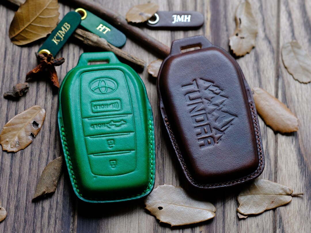 2022 2023 Toyota Tundra TRD Pro Key Fob Cover, Leather Protector Case ...