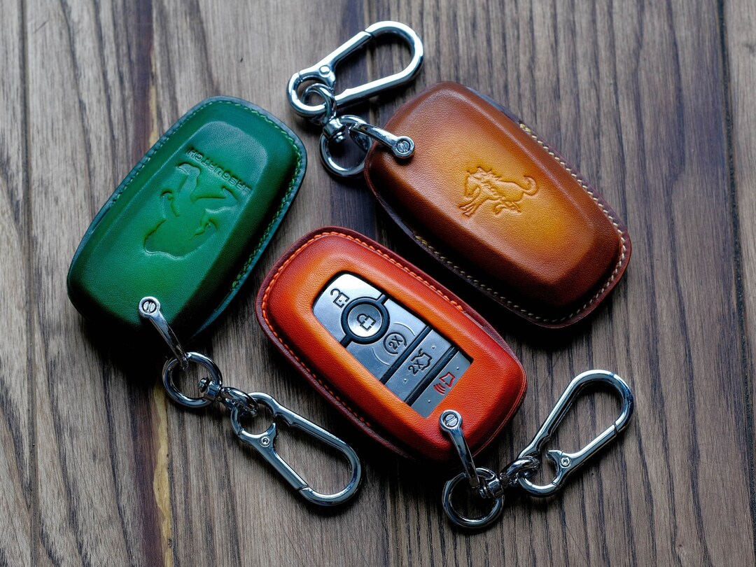 Bronco Leather Key Fob Cover for Keyless Entry Remotes Ford Bronco ...