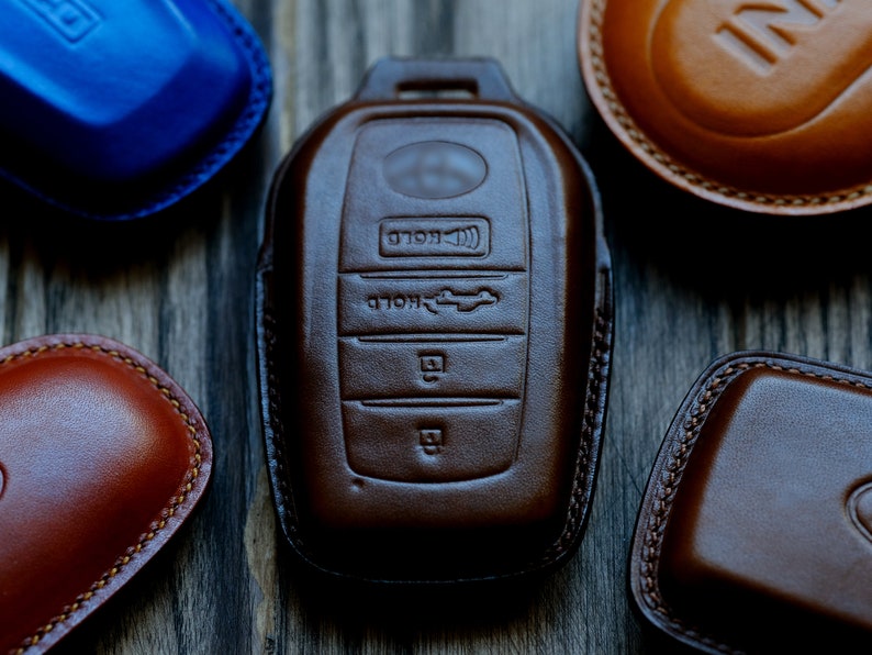 Custom Leather Key Case for Keyless Entry Key Fob Remotes - Etsy