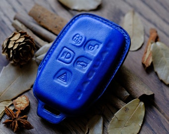 Jaguar Leather Key Cover - Etsy