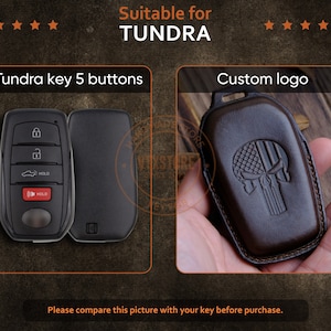 Toyota Tundra 2022 2023 Key Case Key Cover for Keyless Fob Shell Entry ...
