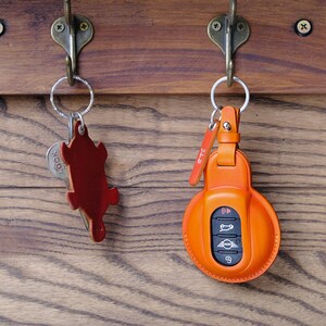 2024 Mini Cooper Countryman Key Cover, Handcrafted Leather Key Case for ...