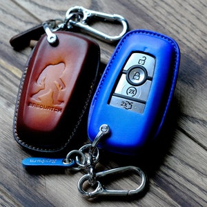 Custom Logo Key Cover for Bronco, Ford Bronco Key Fob Keyless Keyring ...