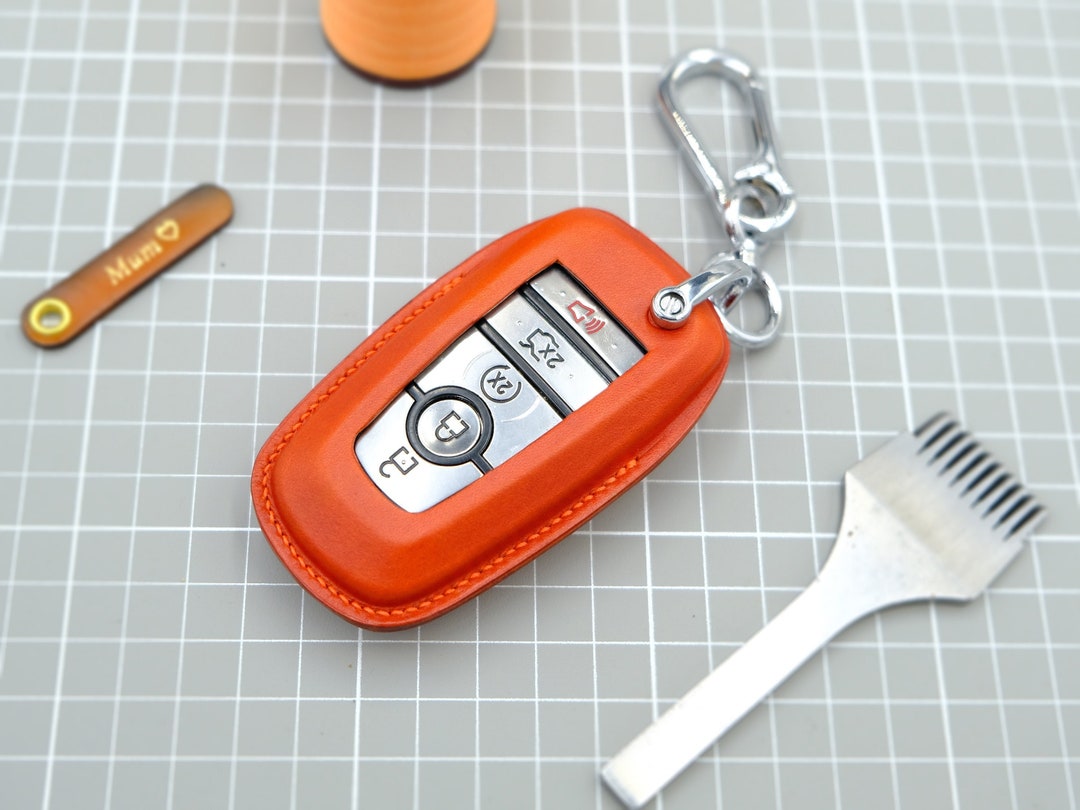 Ford Bronco Key Fob Cover, Leather Key Case for Bronco, Ford Bronco Key ...