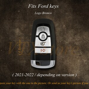 Custom Logo Key Cover for Bronco Ford Bronco Key Fob Keyless - Etsy
