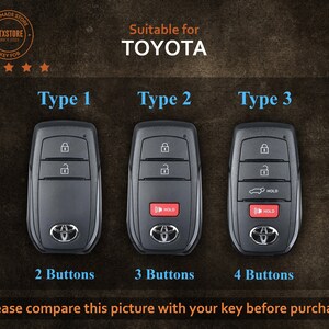 Toyota Prius 2023 2024 Key Fob Cover, Toyota Prius Smart Remote Key ...