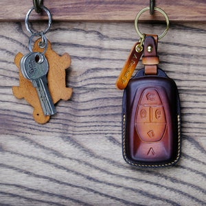 Vinfast VF8 Key Fob Cover, Personalized Leather for Vinfast VF6 VF7 VF8 ...