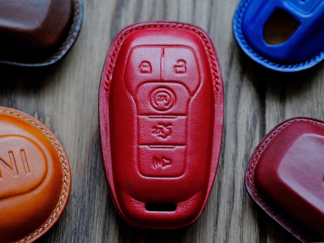 Lincoln MKC MKX MKZ Key Fob Cover, Leather Key Case for Lincoln,lincoln ...