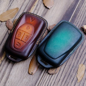 Vinfast VF8 Key Fob Cover, Personalized Leather for Vinfast VF6 VF7 VF8 ...