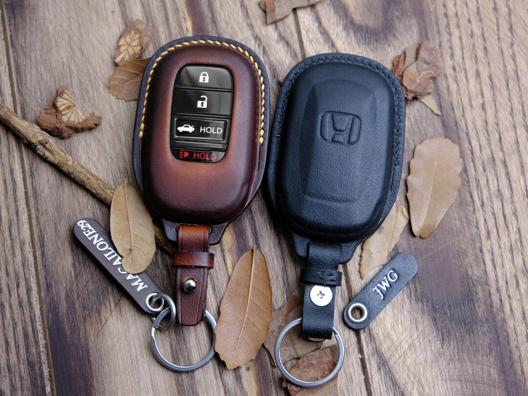 2023 2024 Honda Civic Key Cover, Leather Key Case for Honda Accord ...