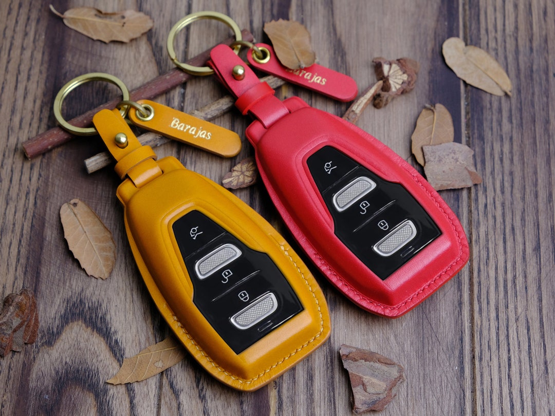 Handcraft Leather Key Case for Aston Martin, Custom Name Tags for DB9 ...