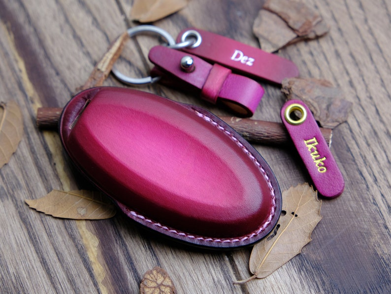 2024 2023 Leather Key Case for Nissan, Rogue Frontier Titan Kicks ...