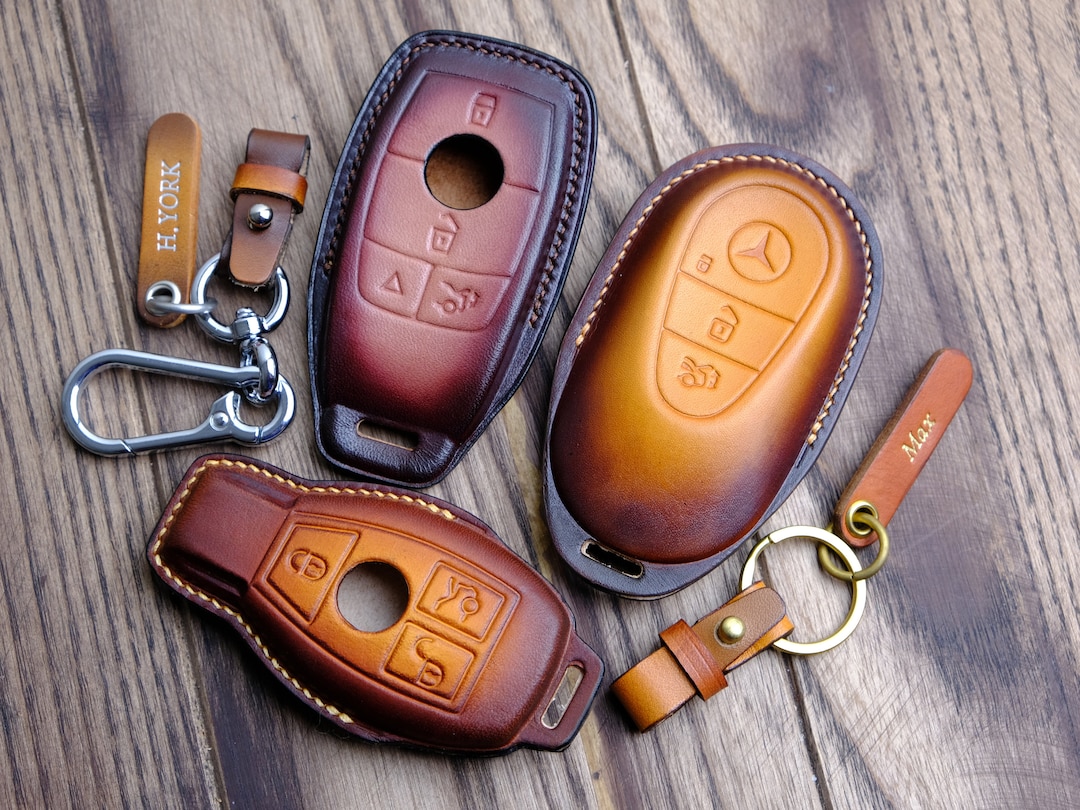Mercedes Benz Key Case All Type, Leather Protector Case for Mercedes C ...