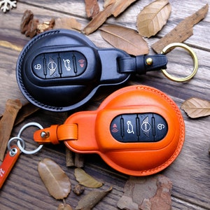 2024 Mini Cooper Countryman Key Cover, Handcrafted Leather Key Case for ...