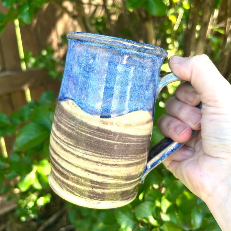 Marbled Pottery Mugs - Etsy