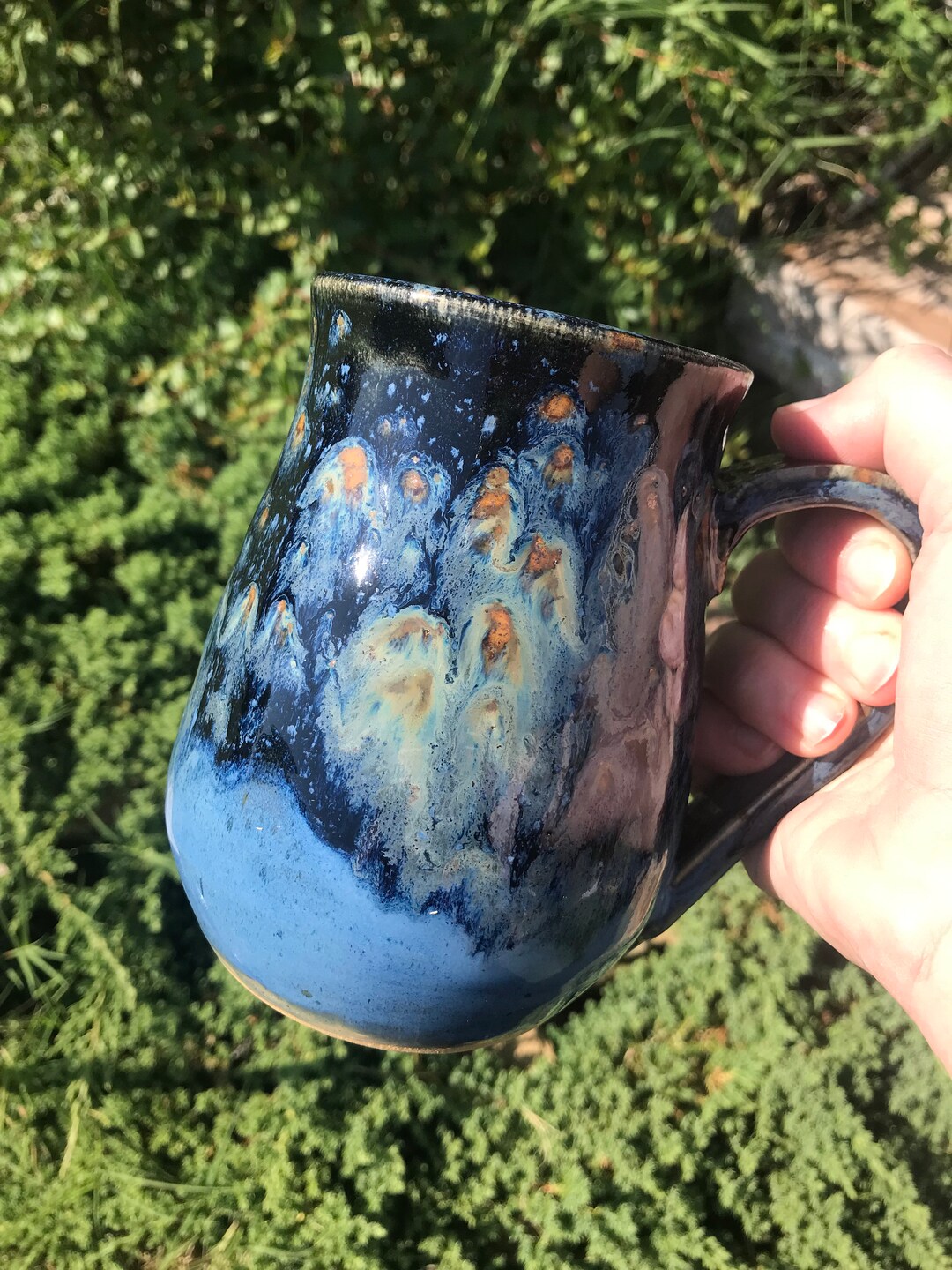 MADE TO ORDER Hand Made Ceramic Mug, Hand Made Mug, Van Gogh Mug, Van ...