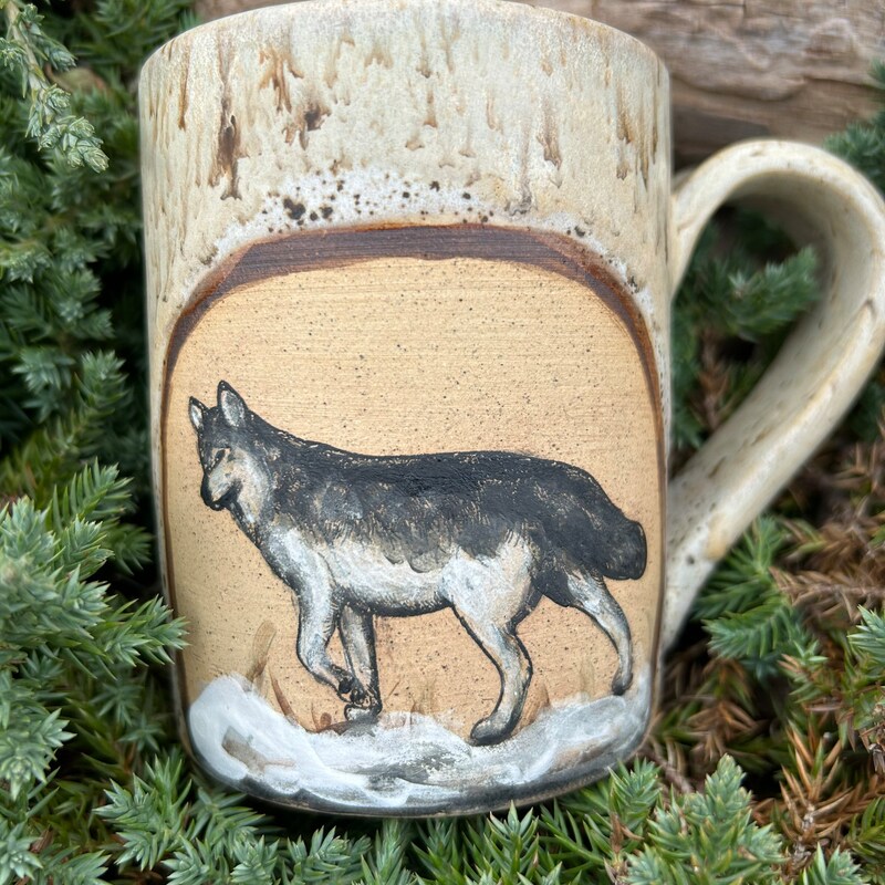 Wolf Coffee Mug - Etsy