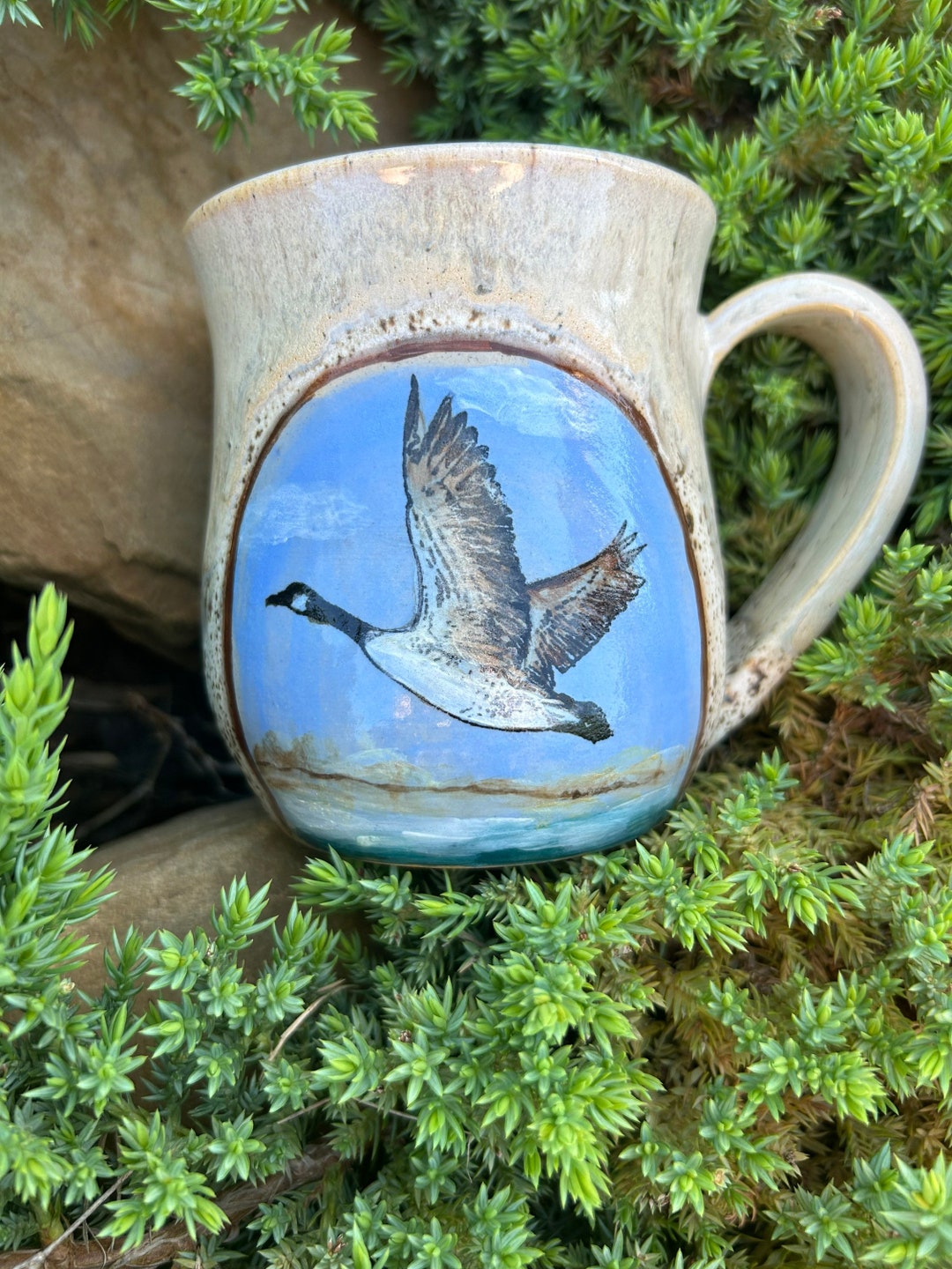 MADE TO ORDER Goose Mug, Geese Mug, Bird Mug, Handmade Ceramic Mug ...