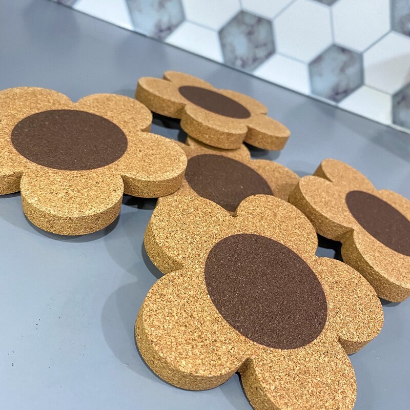 Daisy Coasters - Etsy