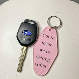 Retro Motel Keychain Cute Motel Key Personalized Keychain Motel ...