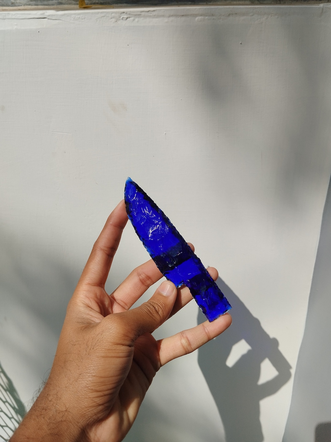 Wow Blue Obsidian Athame Obsidian Knife Man Handmade Knife Gemstone ...