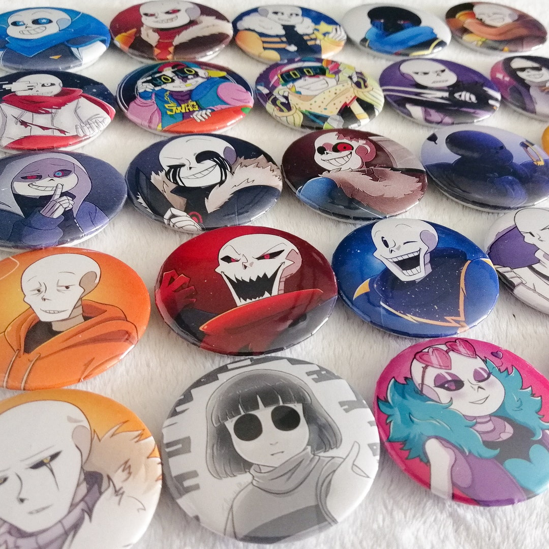 Undertale Au's Buttons 44mm Underverse Swap Fell - Etsy