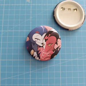 Hazbin Hotel, Helluva Boss, Buttons, Stolas Blitzo, Asmodeus Fizzarolli ...