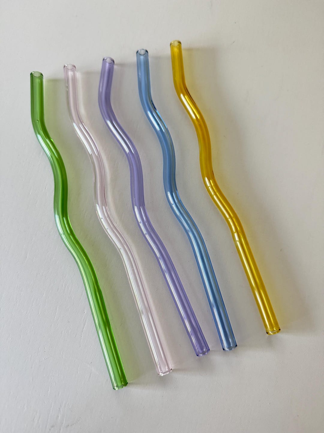 Glass Straws | Retro Glass Straws | Beer Can Glass Straws | Boho Groovy ...