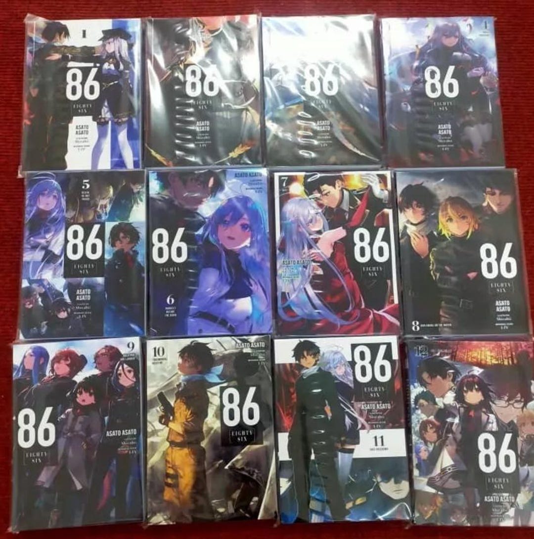 86 EIGHTY-SIX Light Novel Volumes 1-12 English Version - Etsy