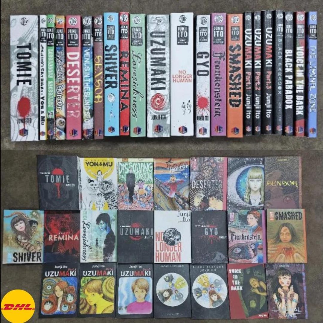 Junji Ito Story Collection Manga English Set Volume 12-22 Comic Books ...
