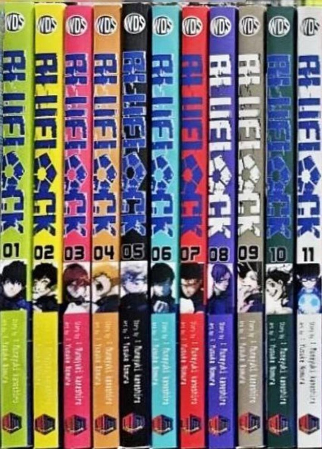 Blue Lock Yusuke Nomura Manga Vol.1-11 (HALF SET) English Version ...