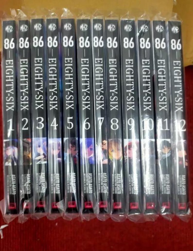 86 EIGHTY-SIX Light Novel Volumes 1-12 English Version - Etsy