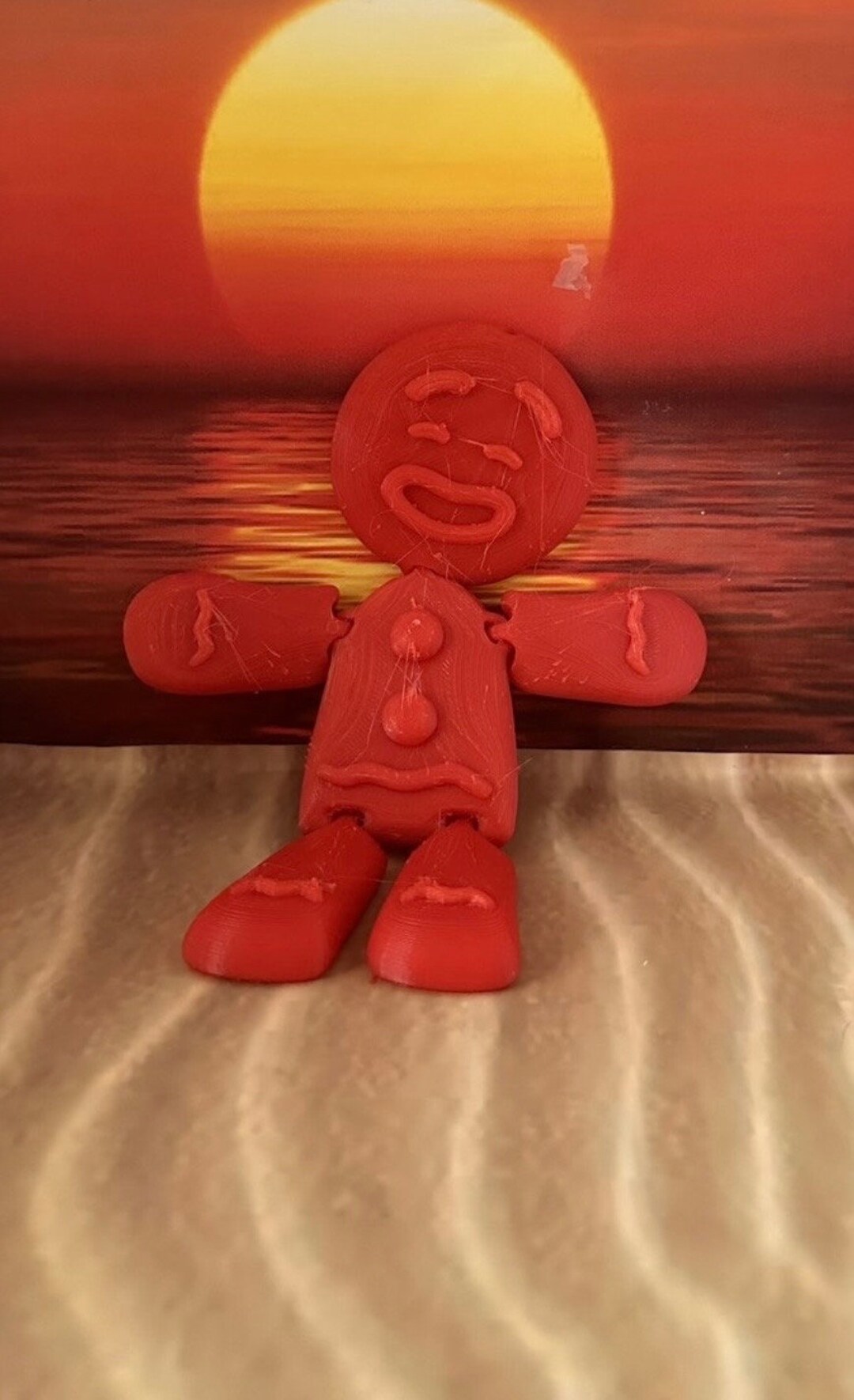 3D Printed 3D Printed Christmas Gingerbread Man Christmas 3D Printed ...