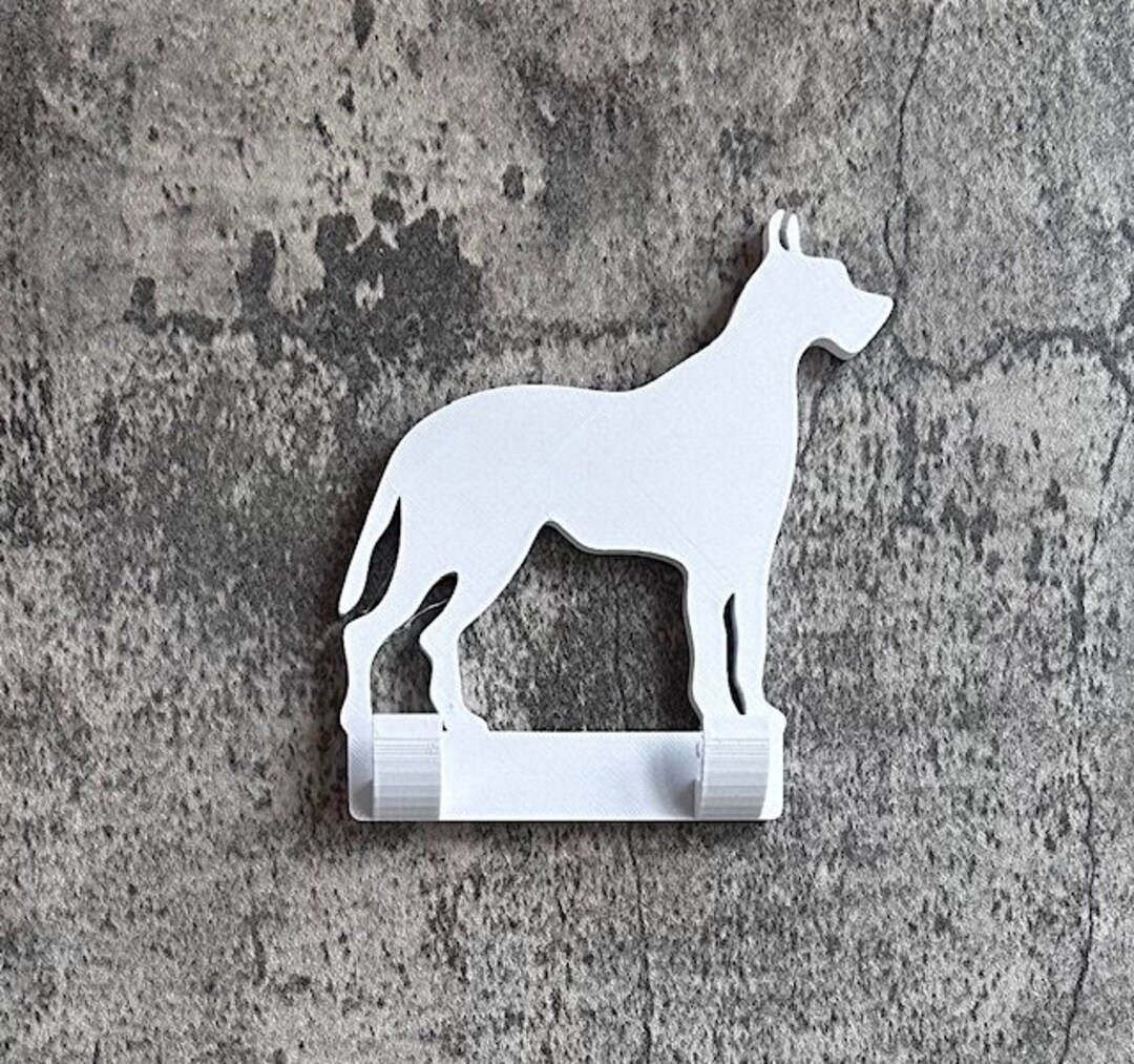 Great Dane Dog Lead Hook Stl File | 3D Printed | Unique Personalised Gifts - Etsy
