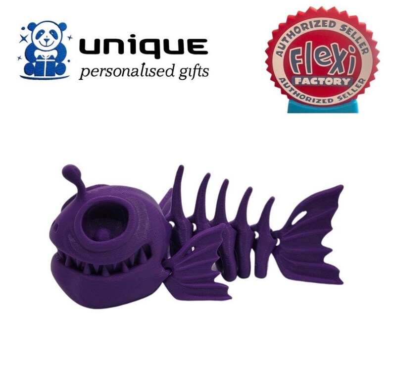 A 3d Printed Flexi Fish 3D Printed Fish Fidget Fish 3D Printed Desk Toy ...