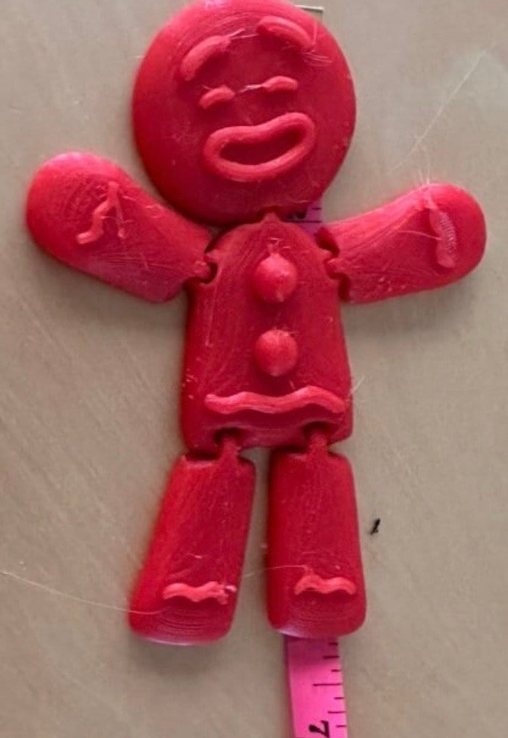 3D Printed 3D Printed Christmas Gingerbread Man Christmas 3D Printed ...