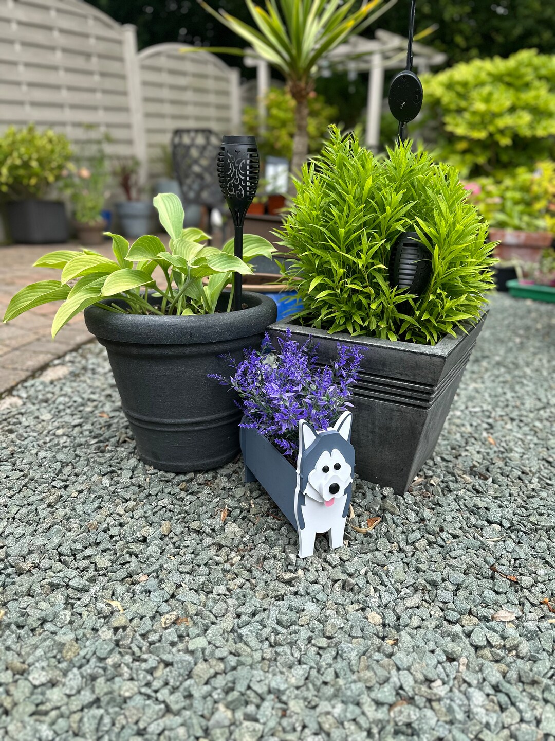 Dog Planter Husky Pet Planter Husky Design 3D Printed With PLA Indoor ...